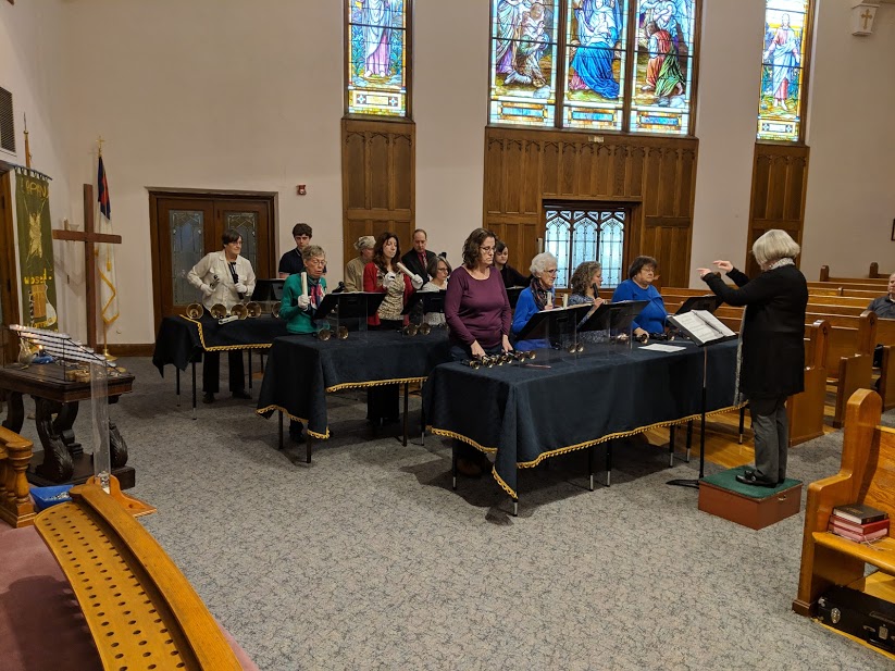 Newark FUMC Bell Choir Feb 2019 – Newark First United Methodist Church